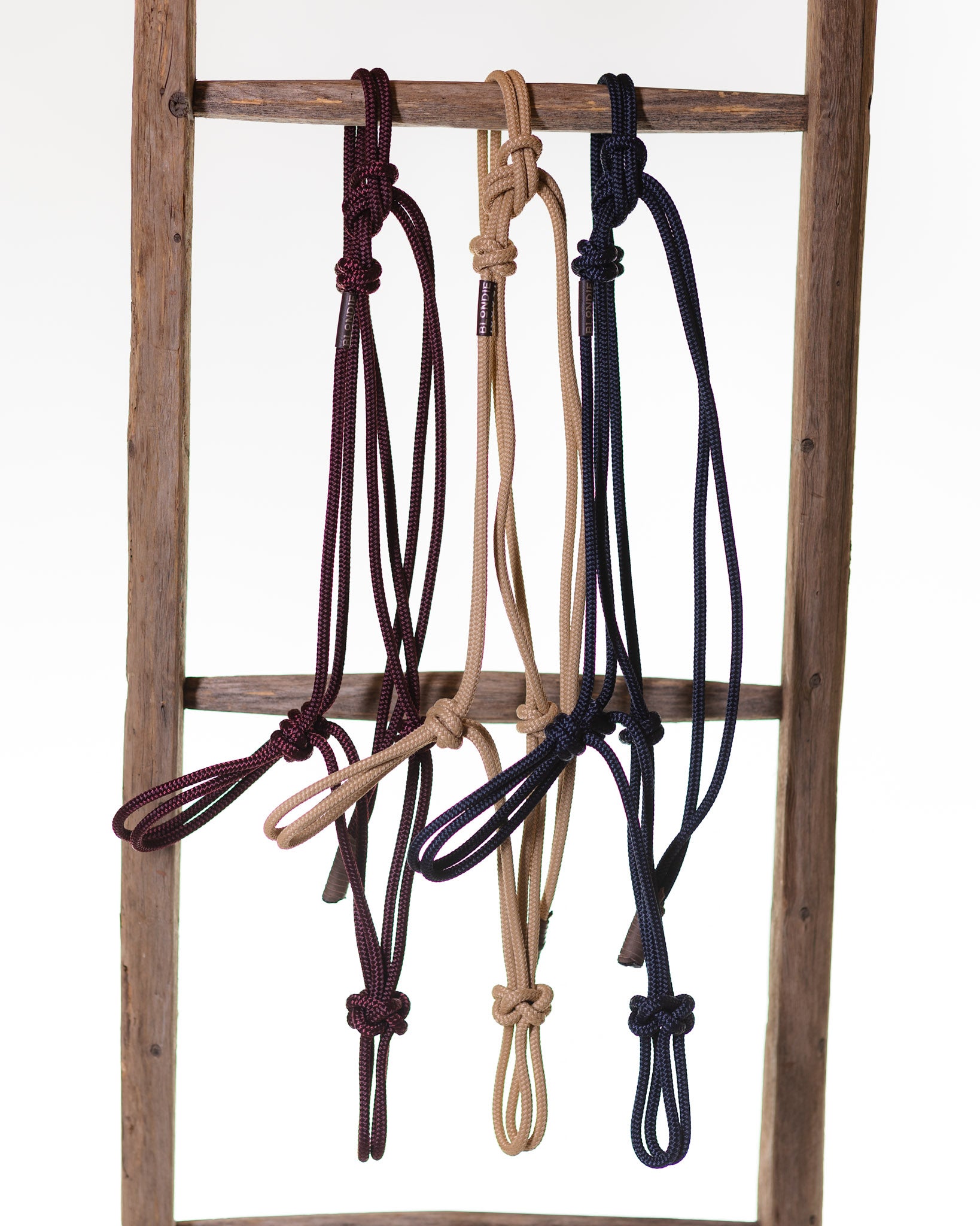Soft Rope Halter - COB/ARAB SIZE – Blondie Cinches & Rope Halters